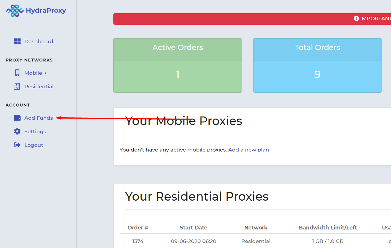 How to order | Hydraproxy Resources - HydraProxy