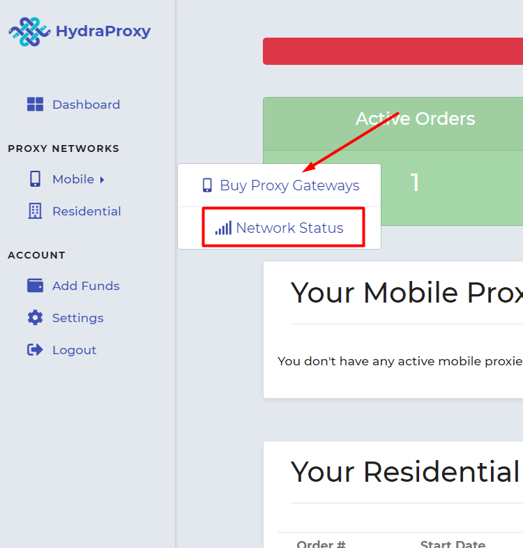How to order | Hydraproxy Resources - HydraProxy