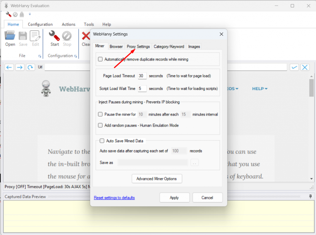 WebHarvy Proxy Integration with Hydraproxy - HydraProxy WebHarvy Proxy Integration with Hydraproxy - HydraProxy