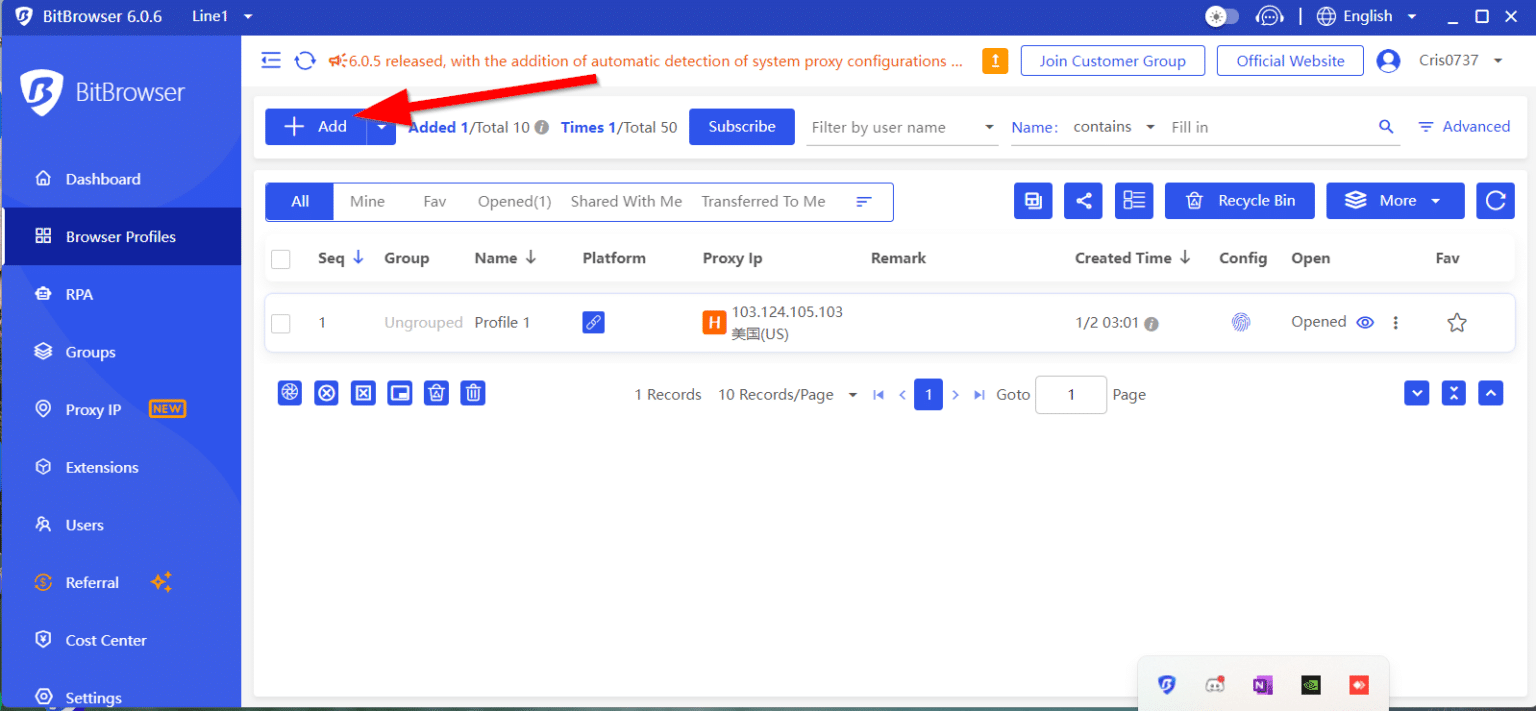 BitBrowser and HydraProxy integration - HydraProxy