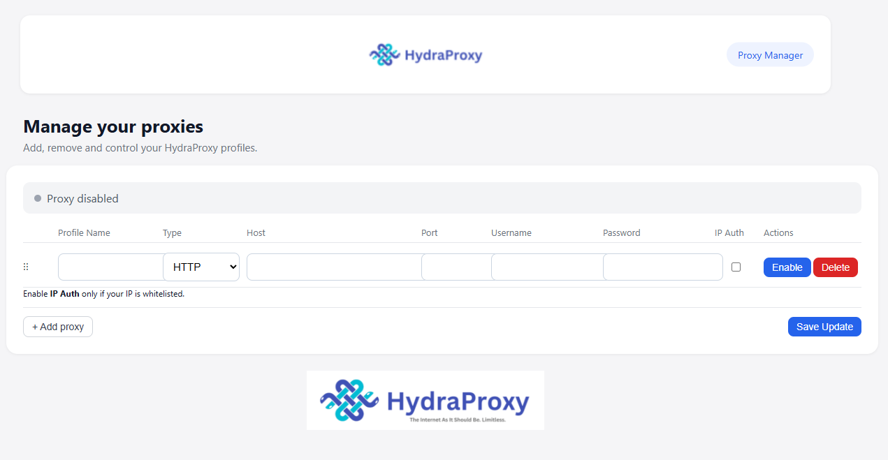 How to use Hydraproxy - Proxy management Chrome extension - HydraProxy
