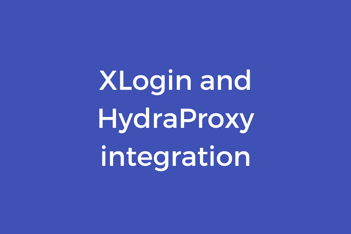 XLogin and HydraProxy integration - HydraProxy